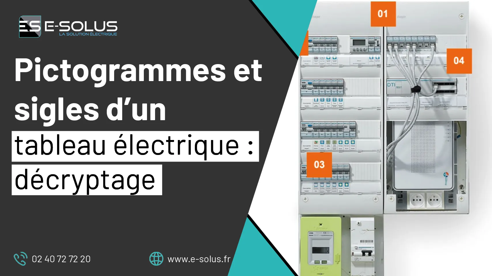 Pictogrammes et sigles d'un tableau électrique : décryptage