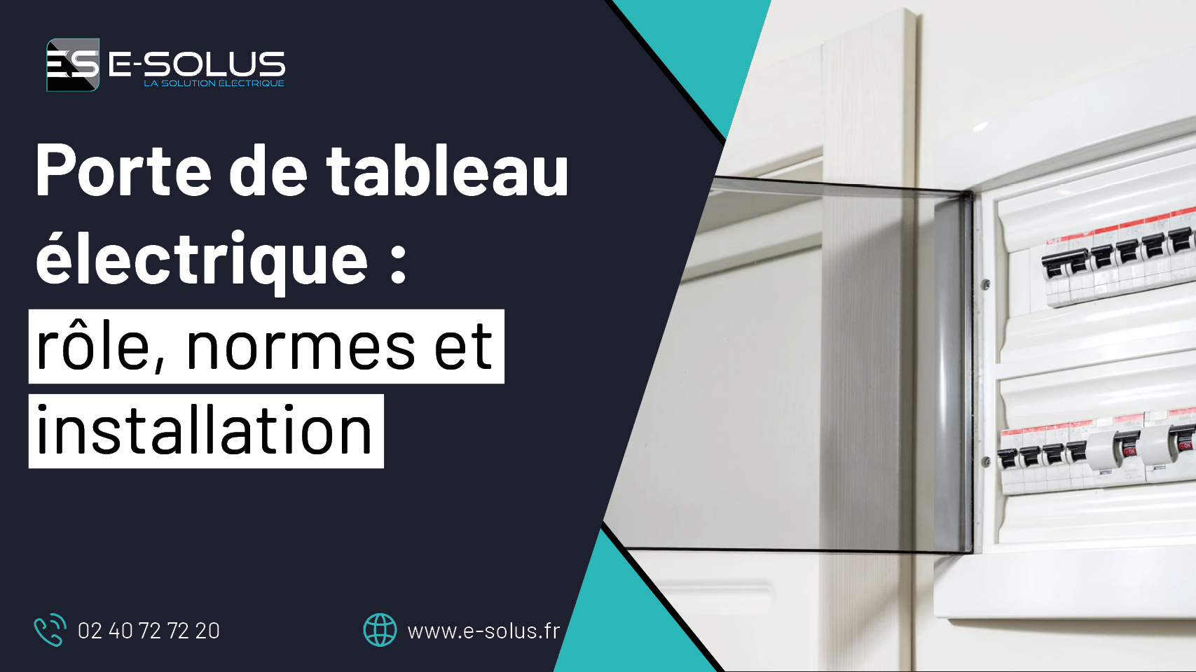 Porte de tableau électrique : rôle, normes et installation - E-SOLUS